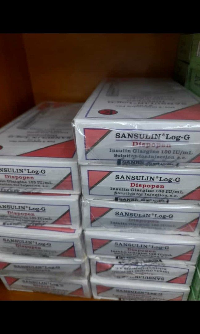 insulin sansulin box isi 5 pen, Kesehatan & Kecantikan, Kulit, Sabun ...