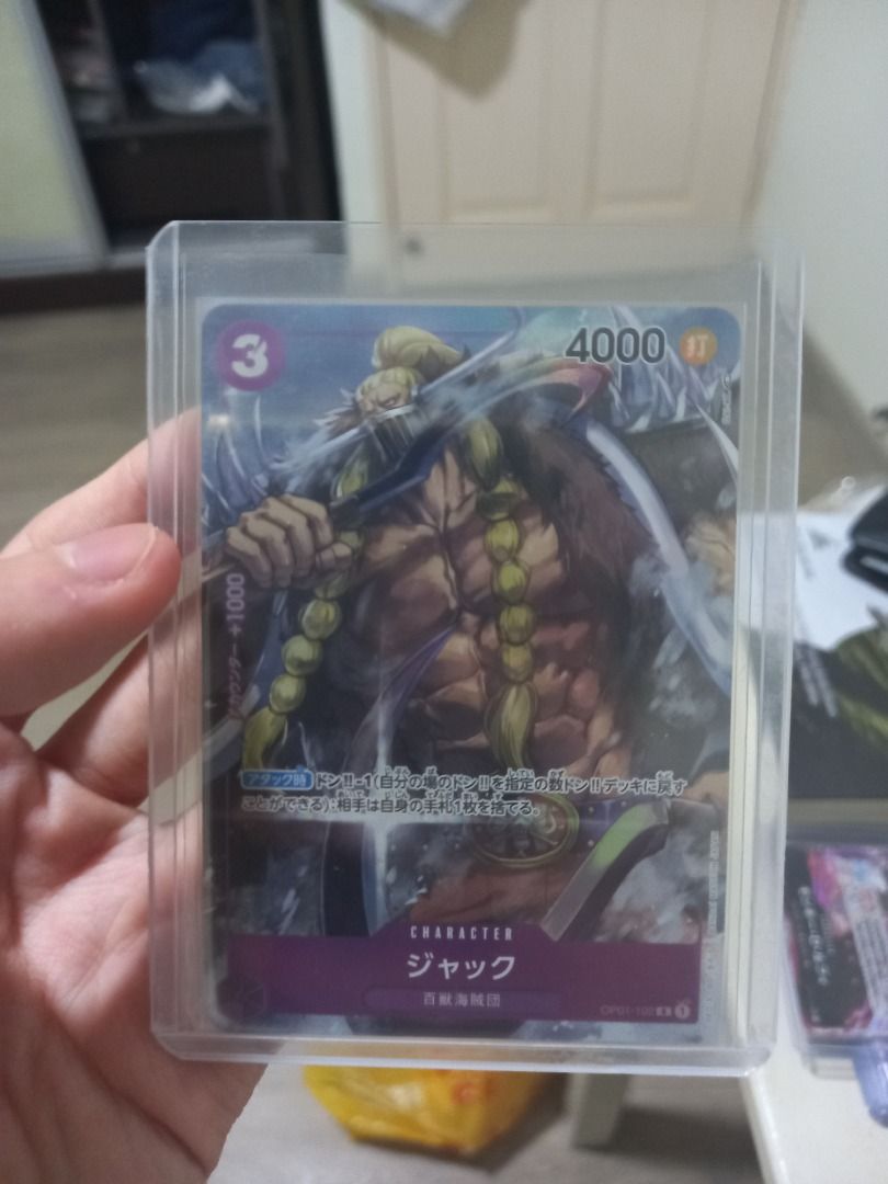Jack OP1 One Piece TCG Card Parallel AA, Hobbies & Toys, Toys & Games ...