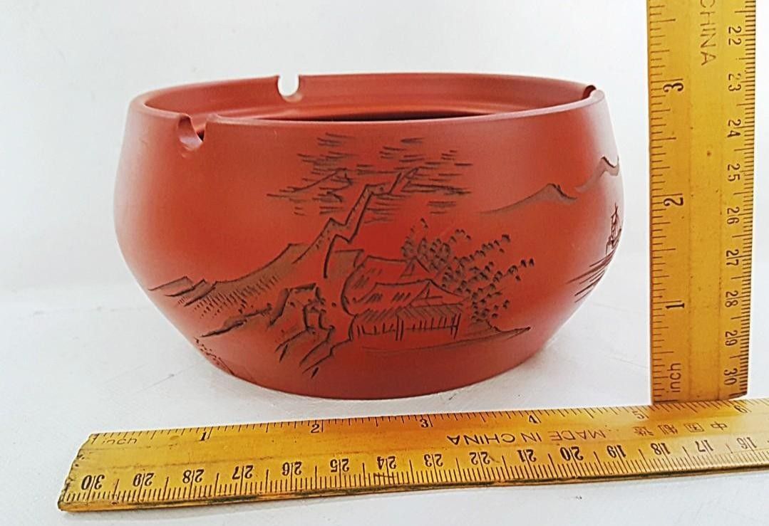 Japanese Bowl Ashtray Pottery Vintage Ashtrays Office Meeting Room ...