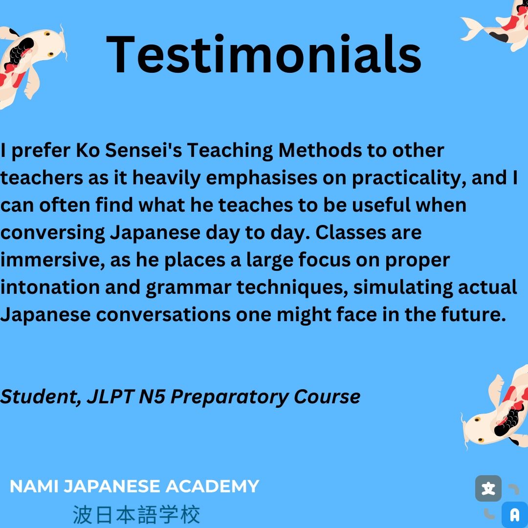 Japanese Language lessons! (JLPT or Conversational), Learning ...