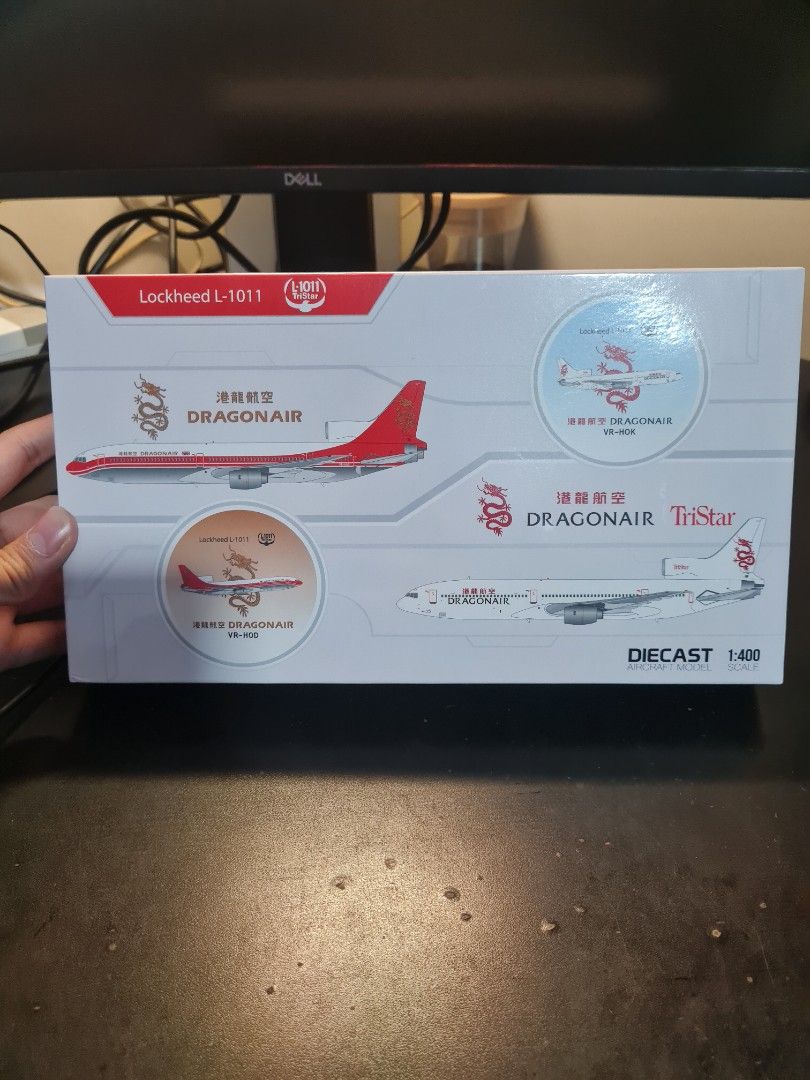 JC Wings Lockheed L-1011 DragonAir 1:400, Hobbies & Toys, Toys & Games on Carousell