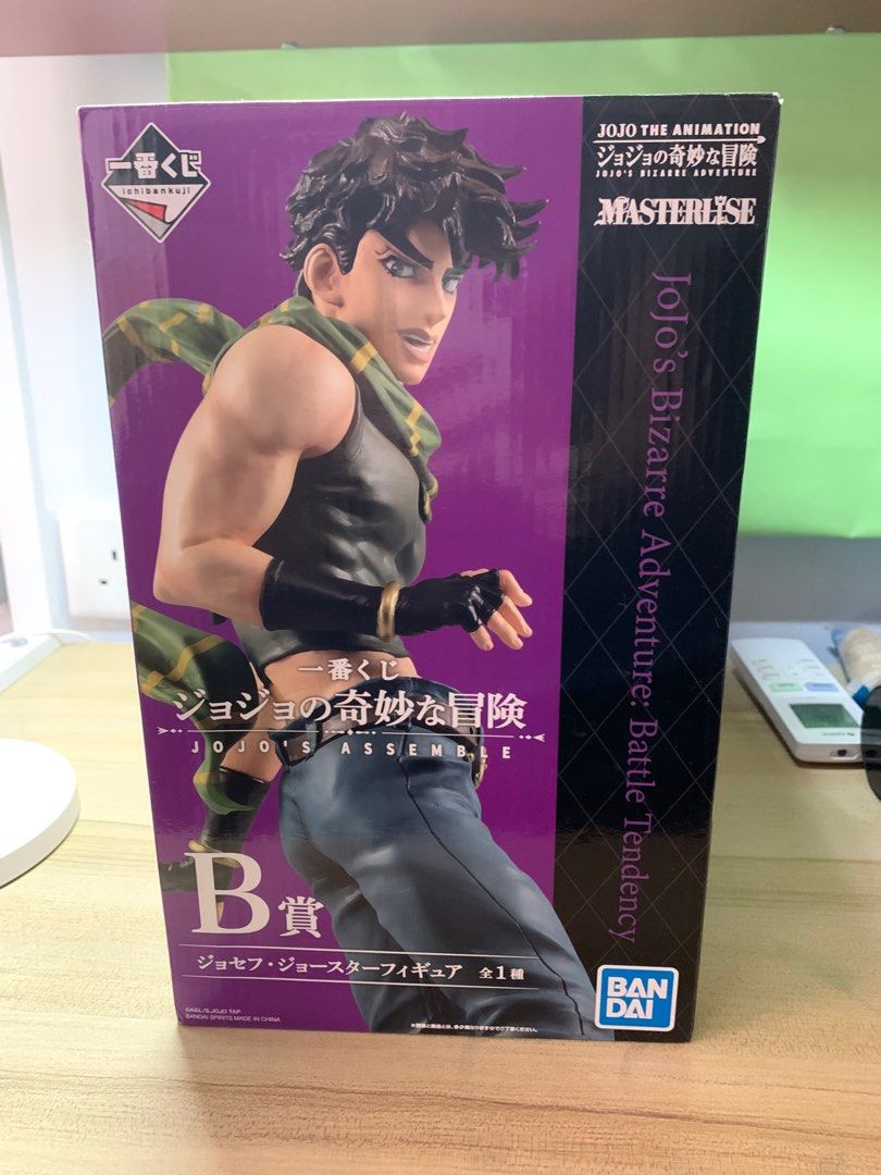 JOJO的奇妙冒險 B賞 joseph joestar 二喬 喬瑟夫 喬斯達 全新 未開 jojo, 興趣及遊戲, 玩具 & 遊戲類 - Carousell