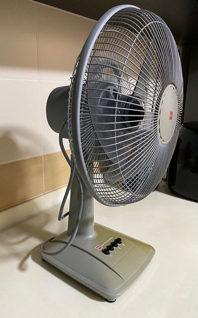 KDK Desk fan - Silver Gray, TV & Home Appliances, Other Home Appliances ...