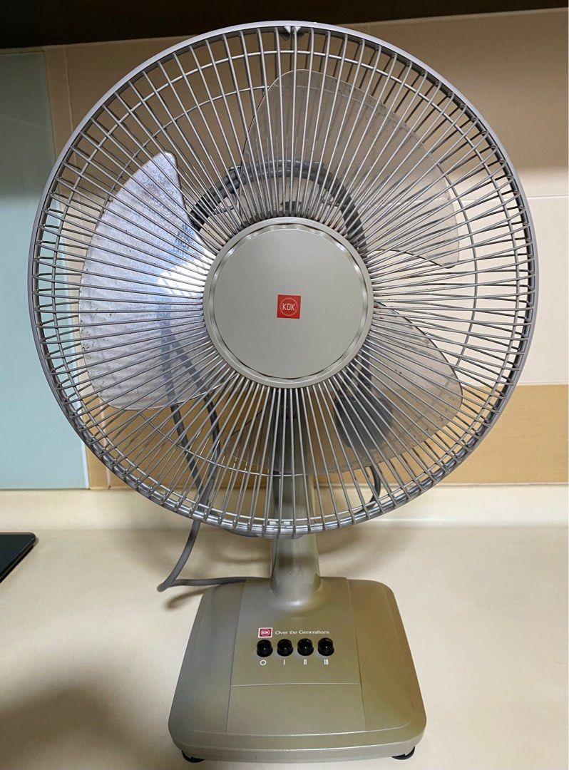 KDK Desk fan - Silver Gray, TV & Home Appliances, Other Home Appliances ...