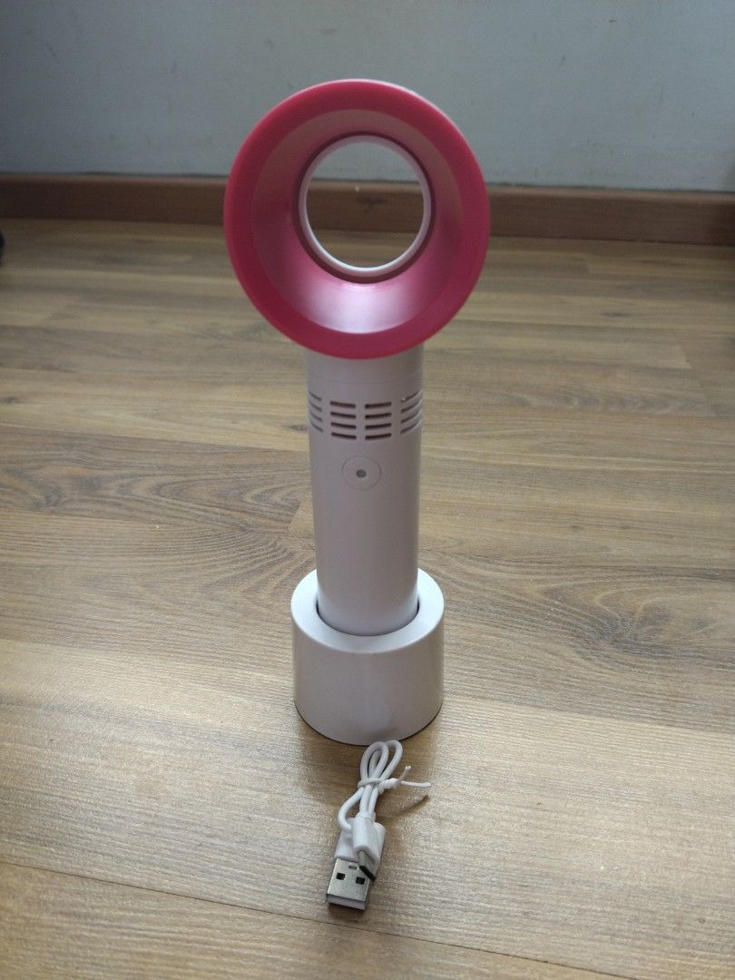 Korea Bladeless Portable Mini Fan, Furniture & Home Living, Lighting ...