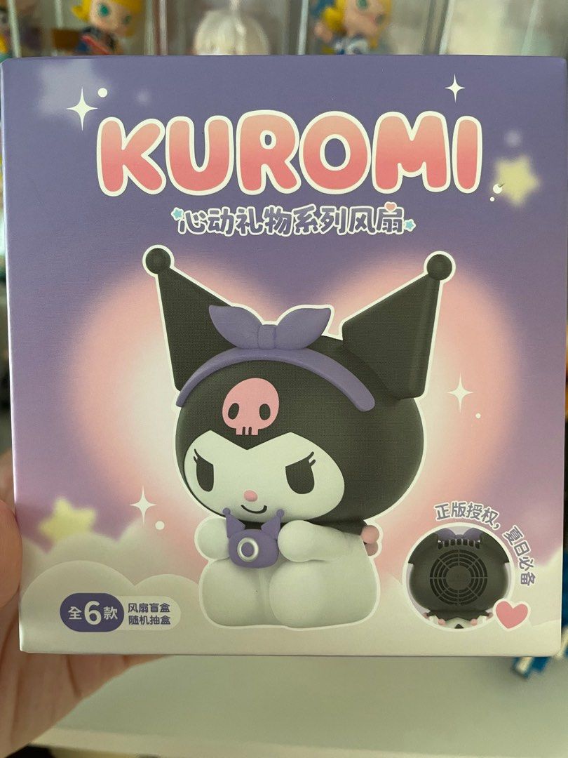KUROMI PORTABLE FAN (SINGLE BLIND BOX) 可洛米心动风扇盲盒, Hobbies & Toys, Toys ...