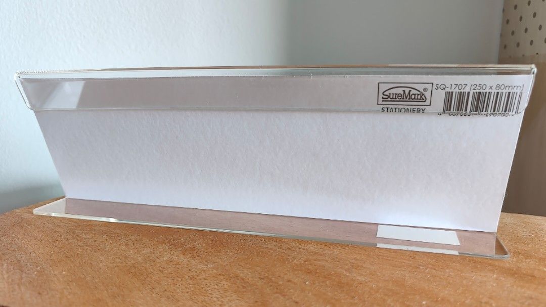 L shape card stand Suremark SQ-1707, Everything Else on Carousell