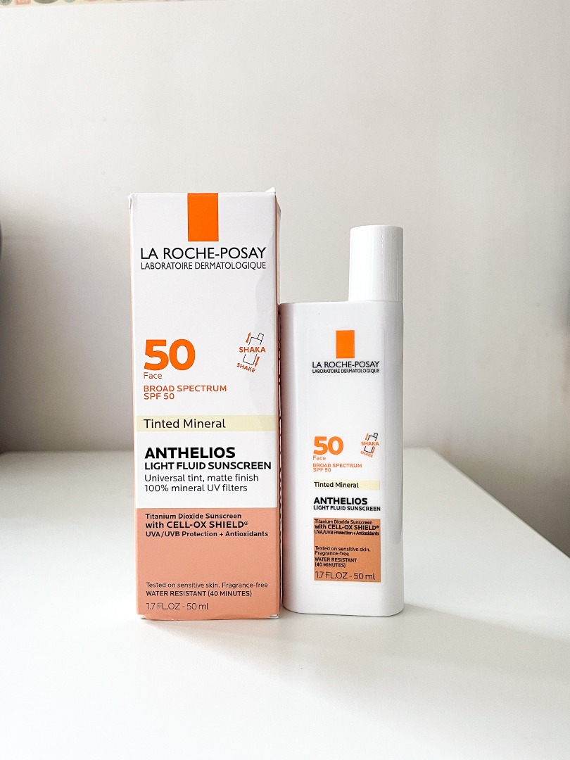 La Roche Posay Anthelios Light Fluid Sunscreen Broad Spectrum SPF50 ...