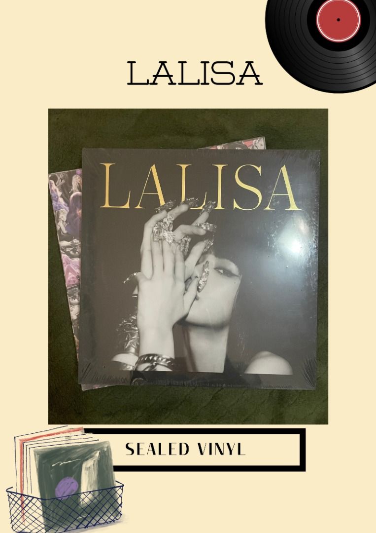 LALISA SEALED VINYL (BLACKPINK LISA), Hobbies & Toys, Music & Media ...