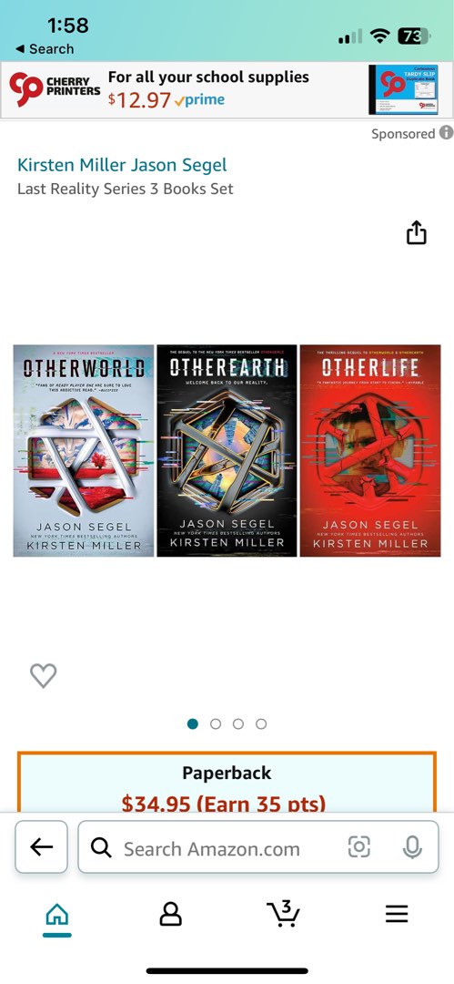 Last Reality series 3 book set, Hobbies & Toys, Books & Magazines ...