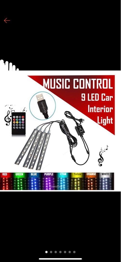 LED leg room light, Car Accessories, Electronics & Lights on Carousell