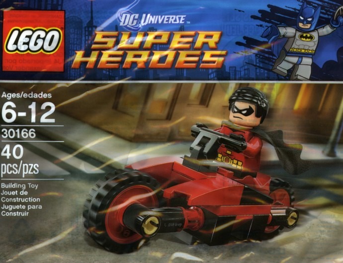 LEGO 30166 DC Comics marvel Super Heroes Batman Robin and Redbird Cycle ...