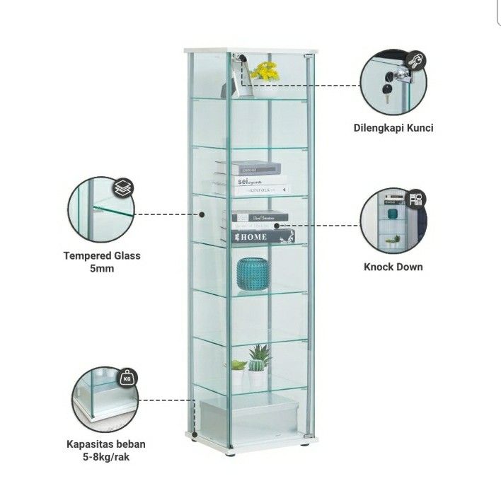 LEMARI PAJANGAN INFORMA, Perabotan Rumah di Carousell