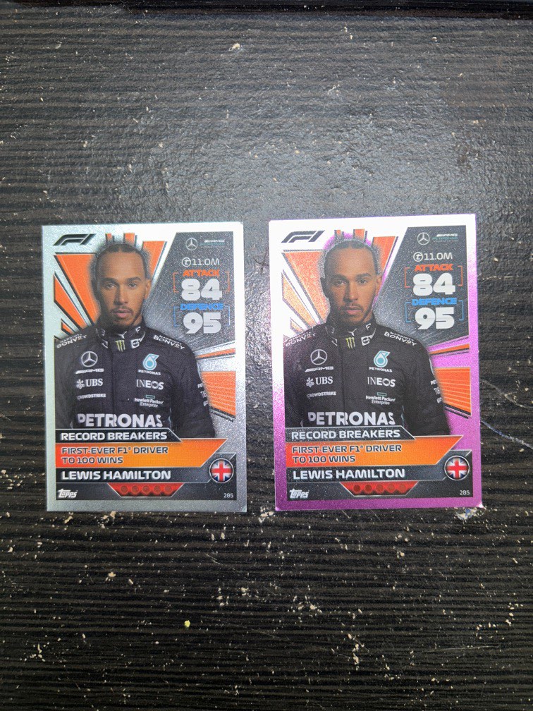 Lewis Hamilton Card collectibles, Hobbies & Toys, Collectibles ...