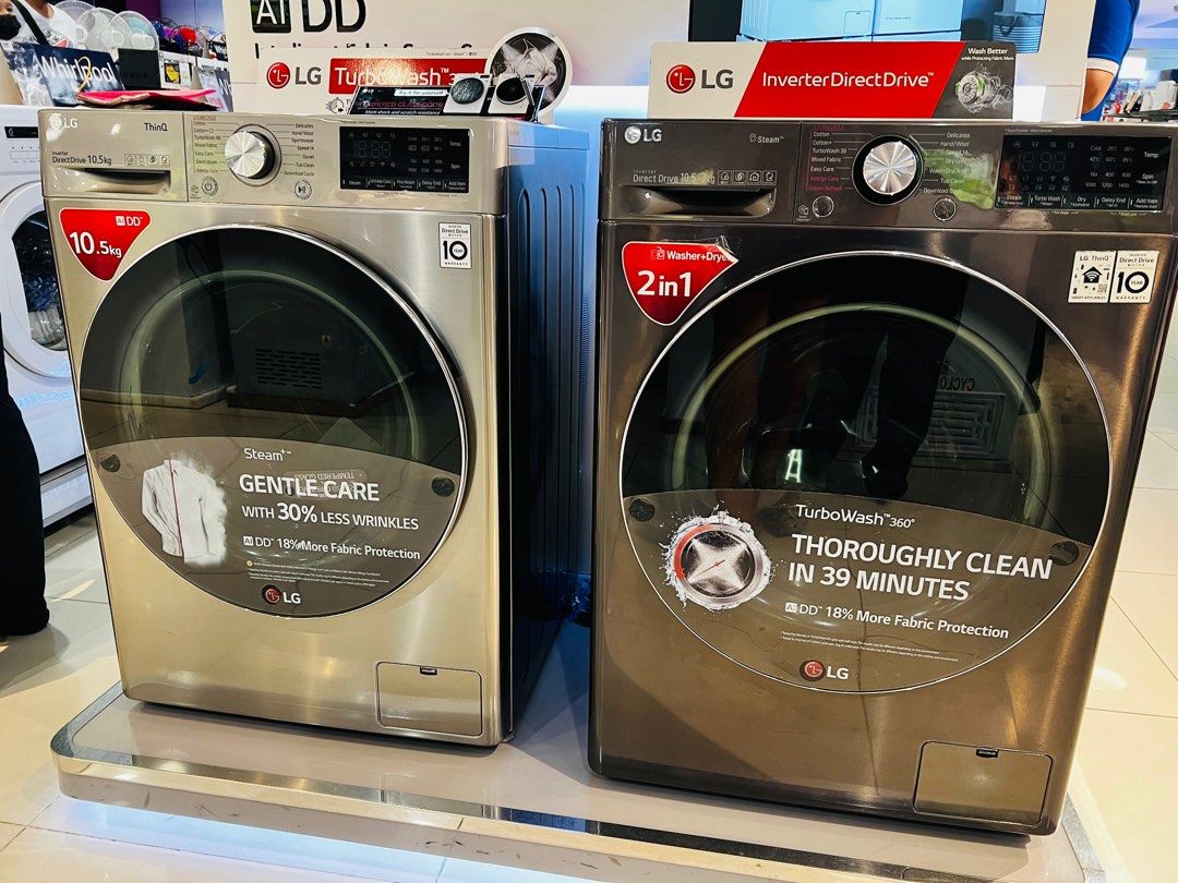 LG Inverter Washing Machine Topload and Frontload, TV & Home Appliances ...