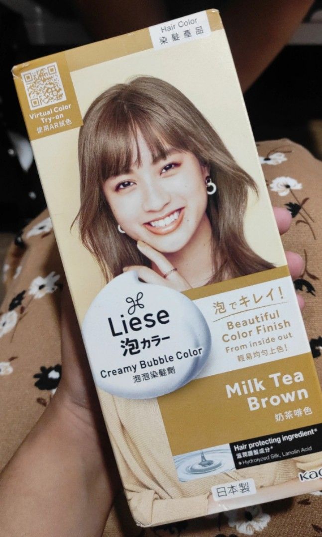 Liese Hair Color Shampoo in Milk Tea Brown on Carousell