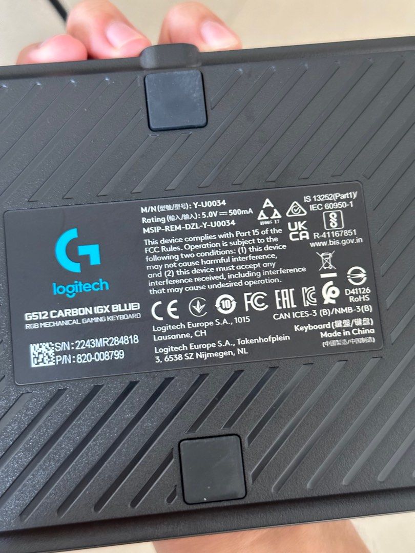 Logitech Mechanical Keyboard Computers Tech Parts Accessories Computer Keyboard On Carousell