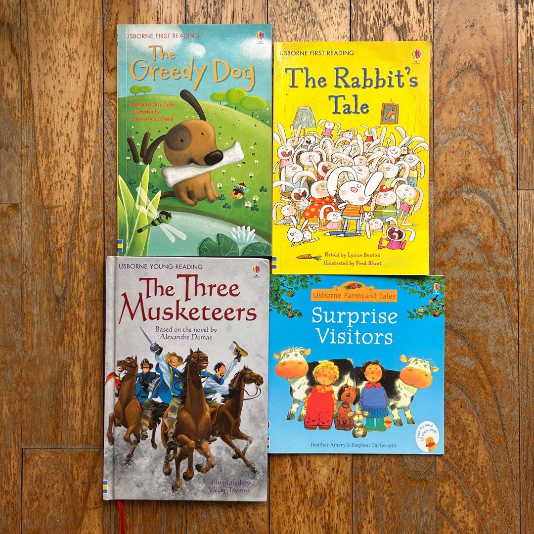 Lot of 4 Children Story Books (Usborne series), Hobbies & Toys, Books ...