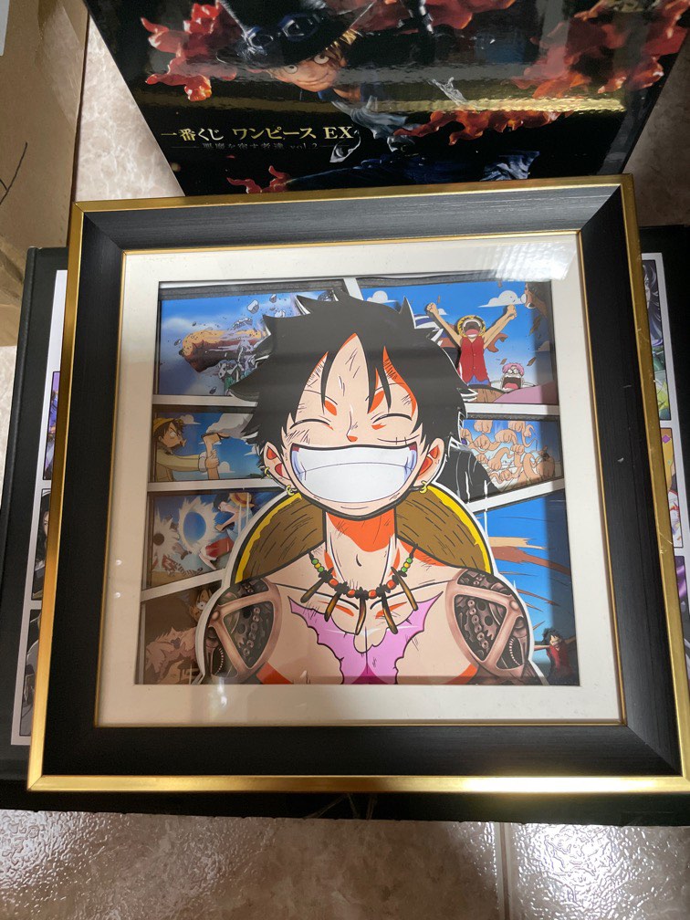 Luffy One Piece Frame, Hobbies & Toys, Toys & Games on Carousell