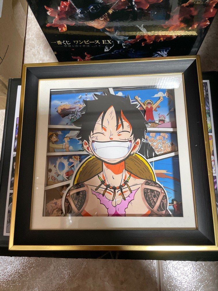 Luffy One Piece Frame, Hobbies & Toys, Toys & Games on Carousell
