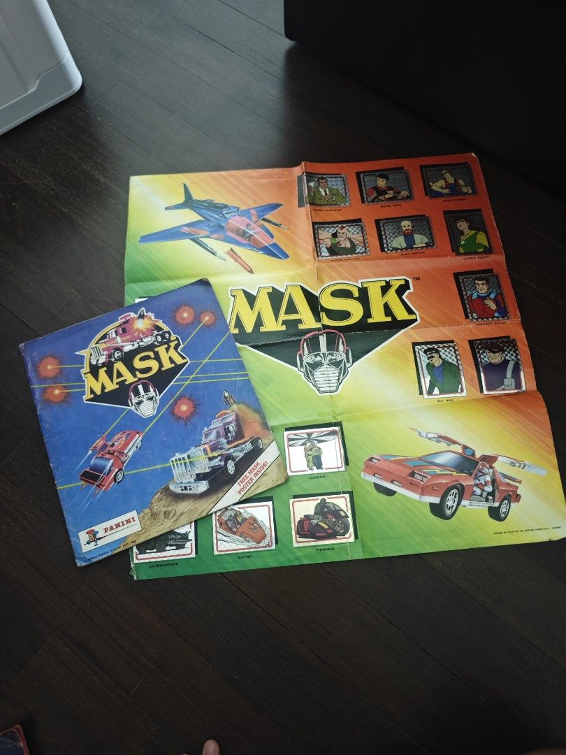 Mask Panini sticker book (complete), Hobbies & Toys, Books & Magazines ...