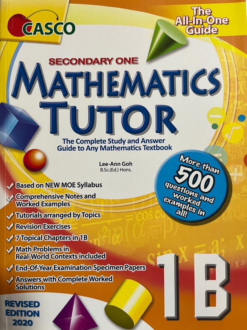 Maths Lower Sec 1B Assessment Book, Hobbies & Toys, Books & Magazines ...