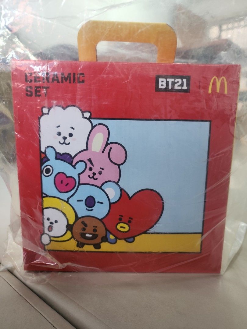 MCD x BTS ceramic set, Hobbies & Toys, Memorabilia & Collectibles, K-Wave on Carousell
