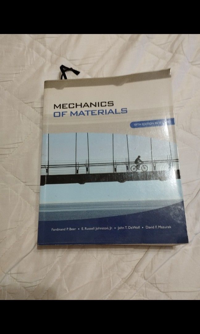 Mechanic of materials university text book, Hobbies & Toys, Books ...