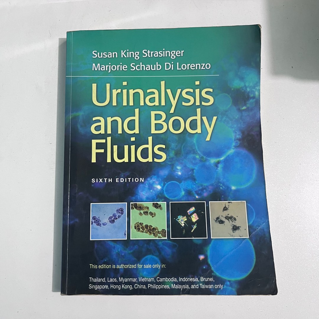 Medtech Strasinger Urinalysis and Body Fluids Sixth Edition, Hobbies ...