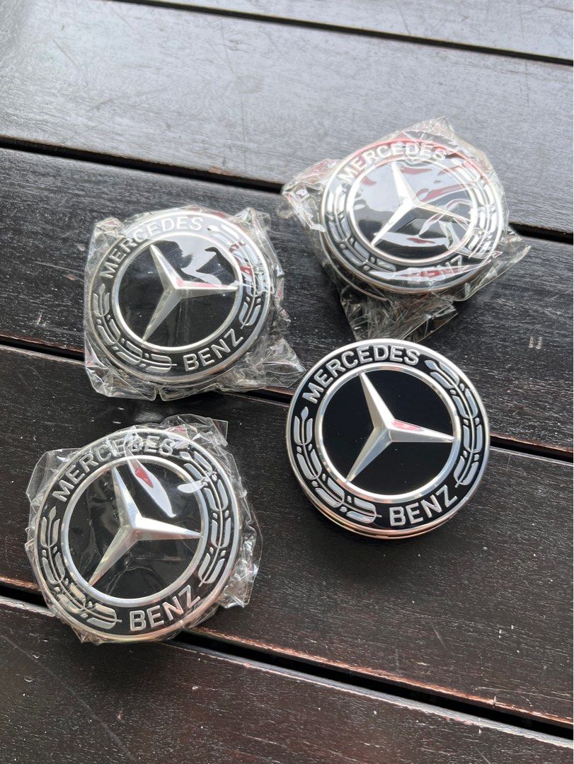 Mercedes-Benz 75mm Wheel Caps, Car Accessories, Accessories on Carousell