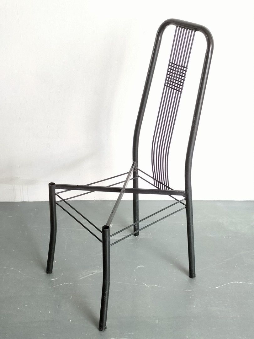 Industrial Dining Metal Chair Frame, Furniture & Home Living, Furniture ...