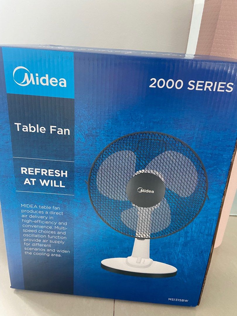 Midea Table Fan, Furniture & Home Living, Lighting & Fans, Fans on ...