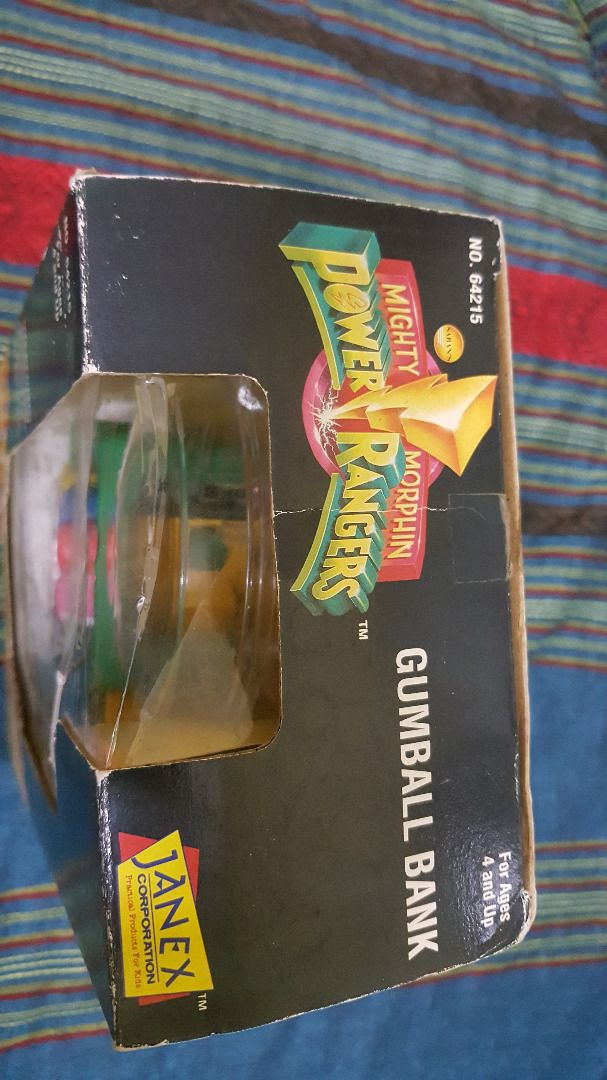 MIGHTY MORPHIN POWER RANGERS GUMBALL BANK, Hobbies & Toys, Collectibles ...