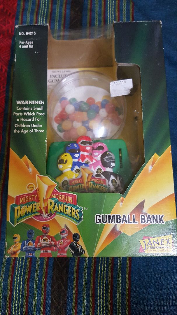 MIGHTY MORPHIN POWER RANGERS GUMBALL BANK, Hobbies & Toys, Collectibles ...