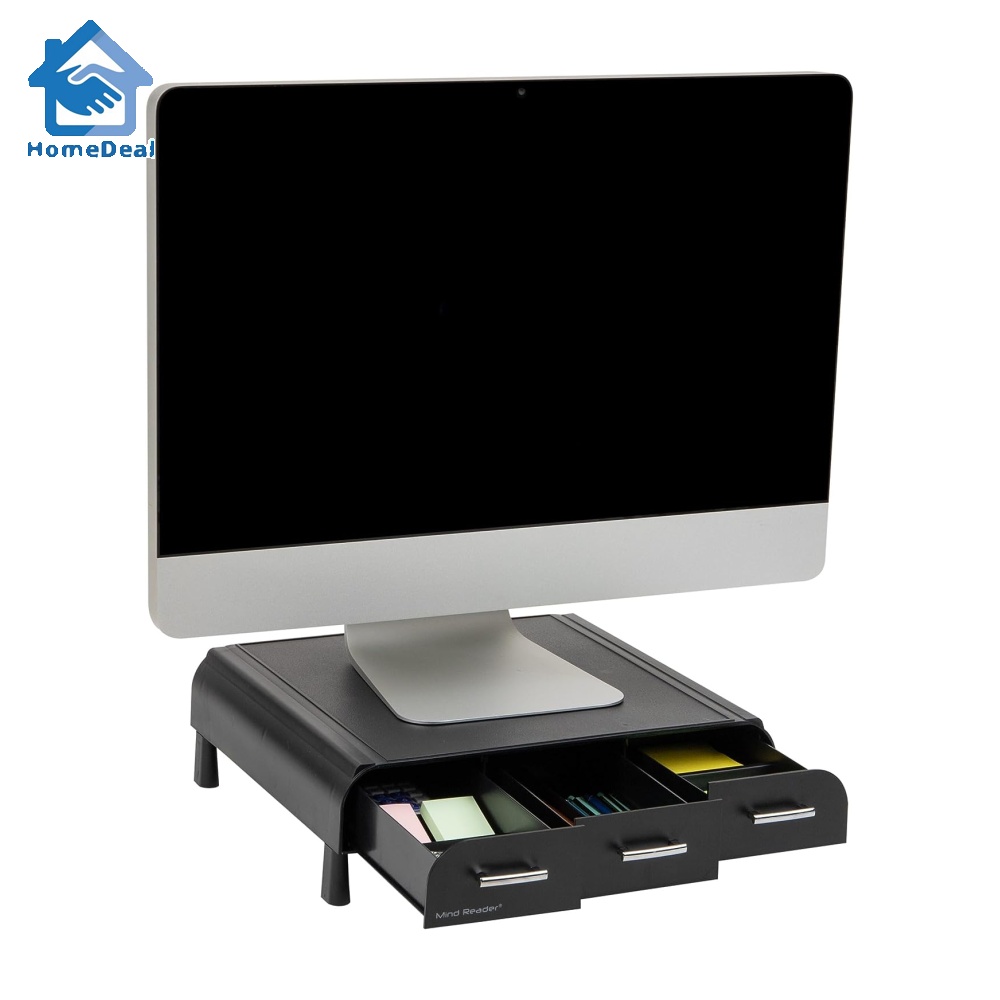 Mind Reader ' Perch' Pc Laptop IMac Monitor Stand And Desk Organizer ...