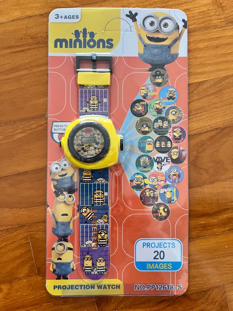 Minions projection watch, Hobbies & Toys, Toys & Games on Carousell