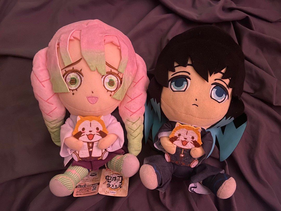 Mitsuri and Muichiro Plush, Hobbies & Toys, Toys & Games on Carousell