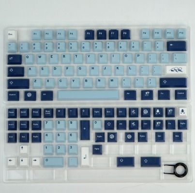 Mizu Keycaps | Cherry Profile | PBT Dye-Sub | Royal Kludge Tecware ...