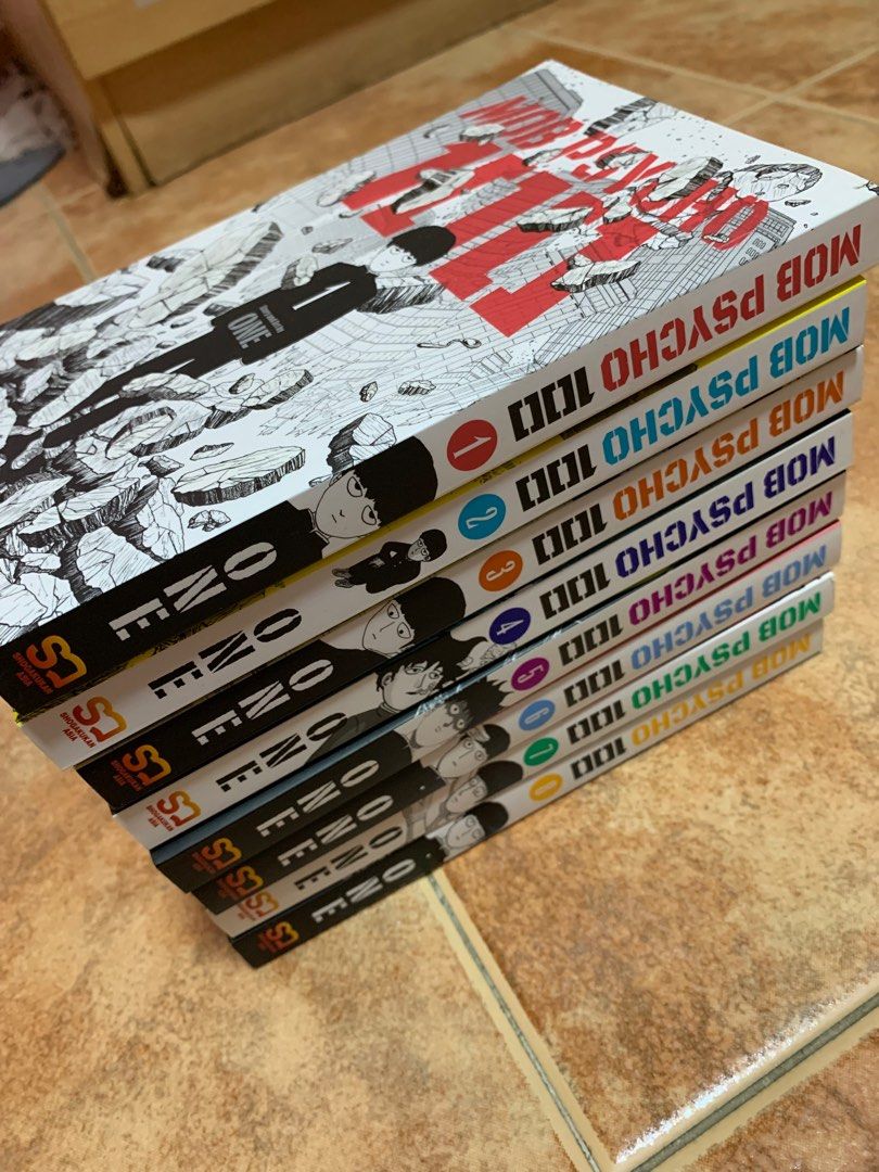 mob psycho 100 vol 1-8 [eng], Hobbies & Toys, Books & Magazines, Comics & Manga on Carousell