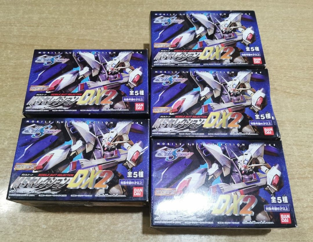 MOBILE SUIT SELECTION DELUXE MS DX2 (全5種）, 興趣及遊戲, 玩具 & 遊戲類 - Carousell