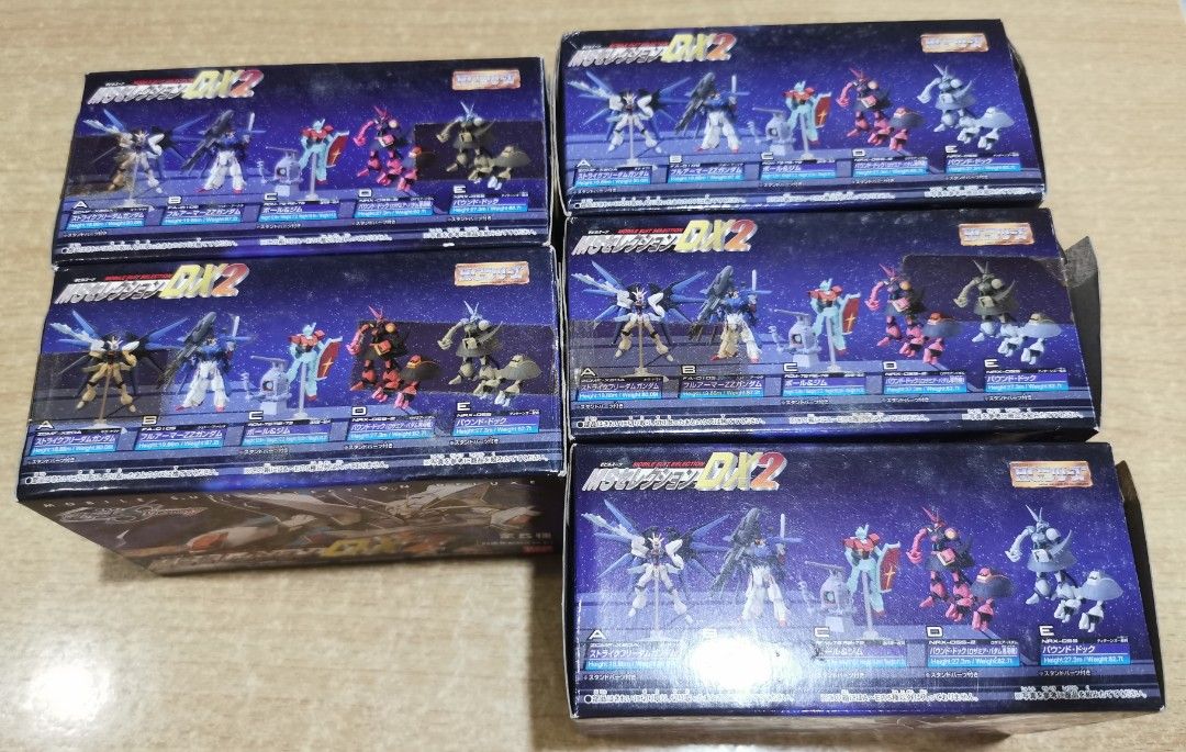 MOBILE SUIT SELECTION DELUXE MS DX2 (全5種）, 興趣及遊戲, 玩具 & 遊戲類 - Carousell