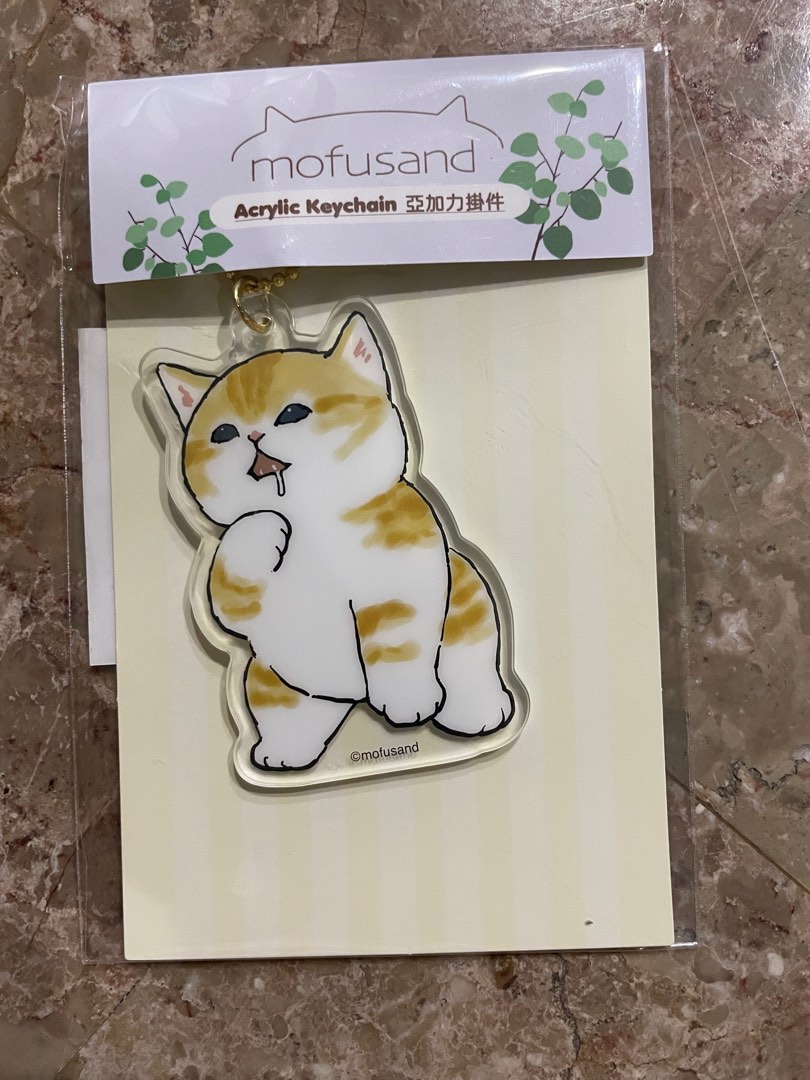 Mofusand Acrylic KeyChain, Hobbies & Toys, Memorabilia & Collectibles ...