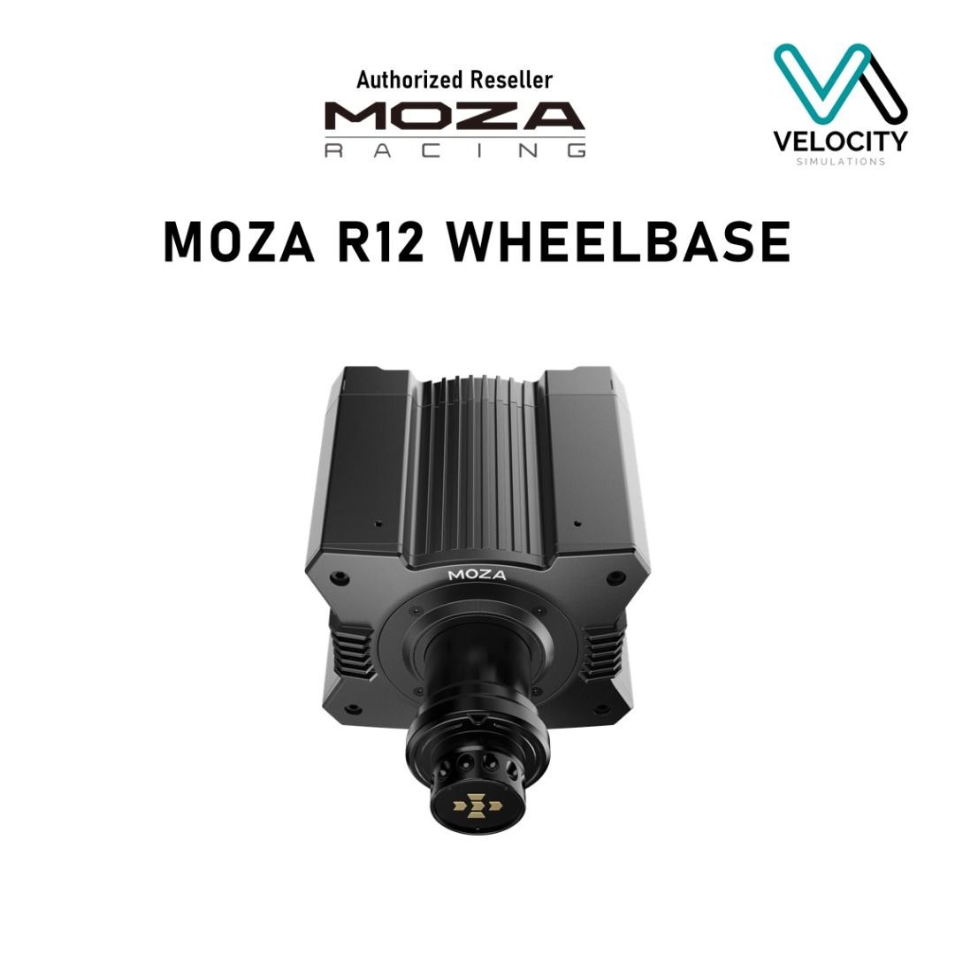MOZA R12 Wheelbase - Moza Racing, Video Gaming, Gaming Accessories ...