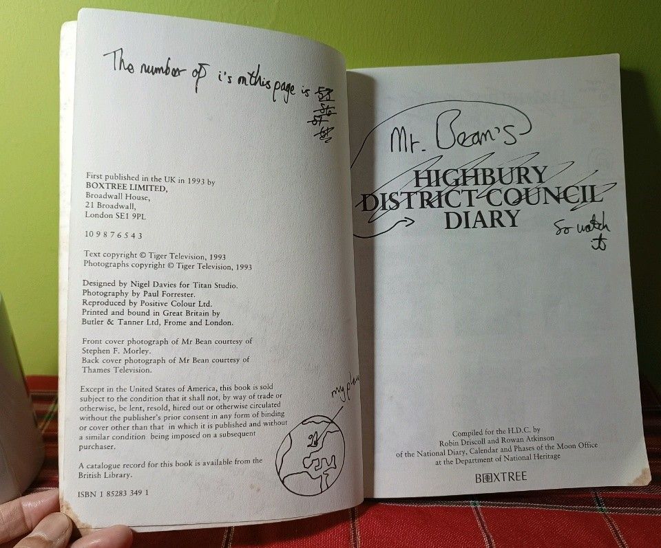 Mr Bean's Diary on Carousell