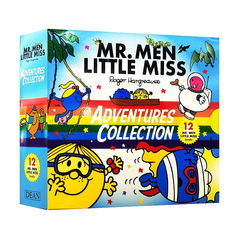Mr. Men & Little Miss Adventures Collection 12 Books Box Set by Roger ...