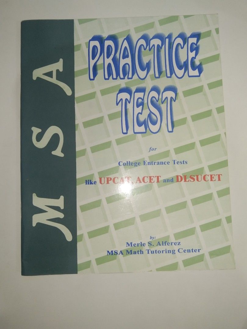 (Take All) MSA College Entrance Exam Reviewers, Hobbies & Toys, Books ...