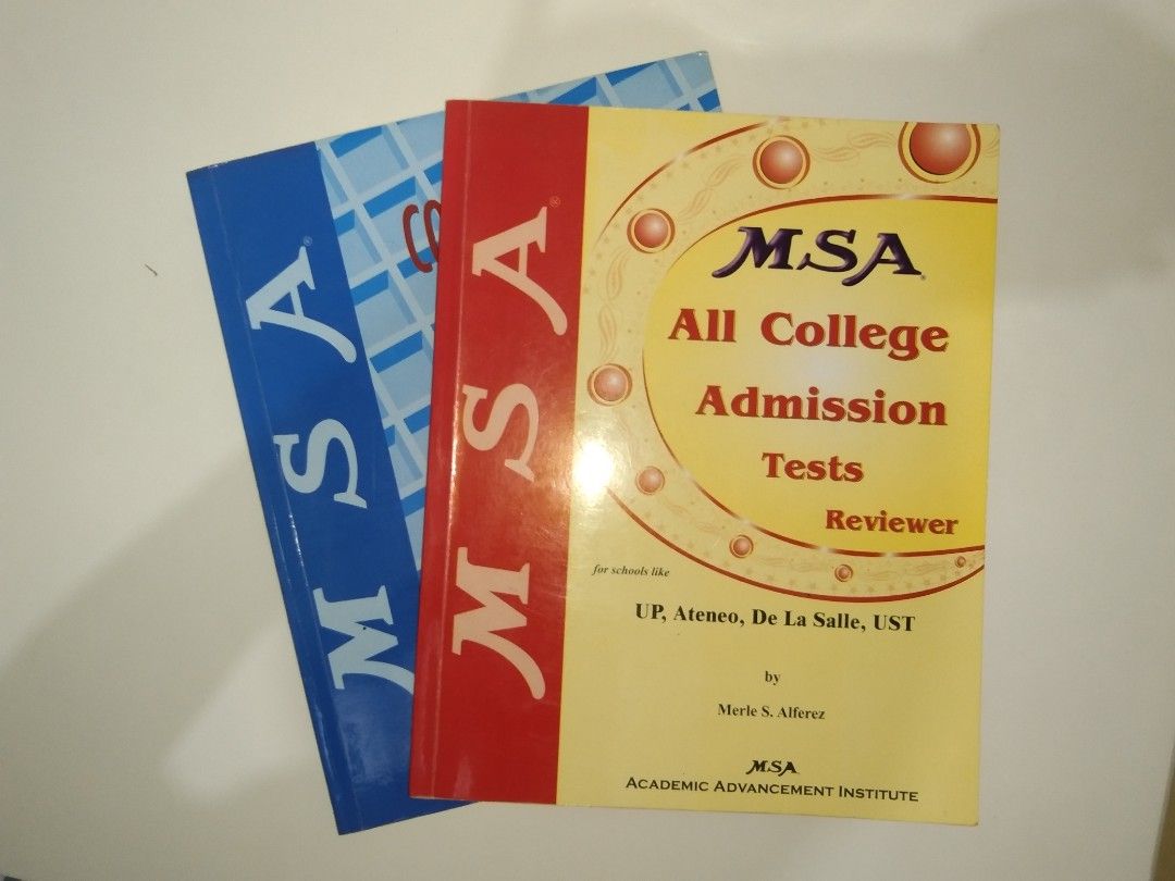 (Take All) MSA College Exam Reviewers, Hobbies & Toys, Books ...