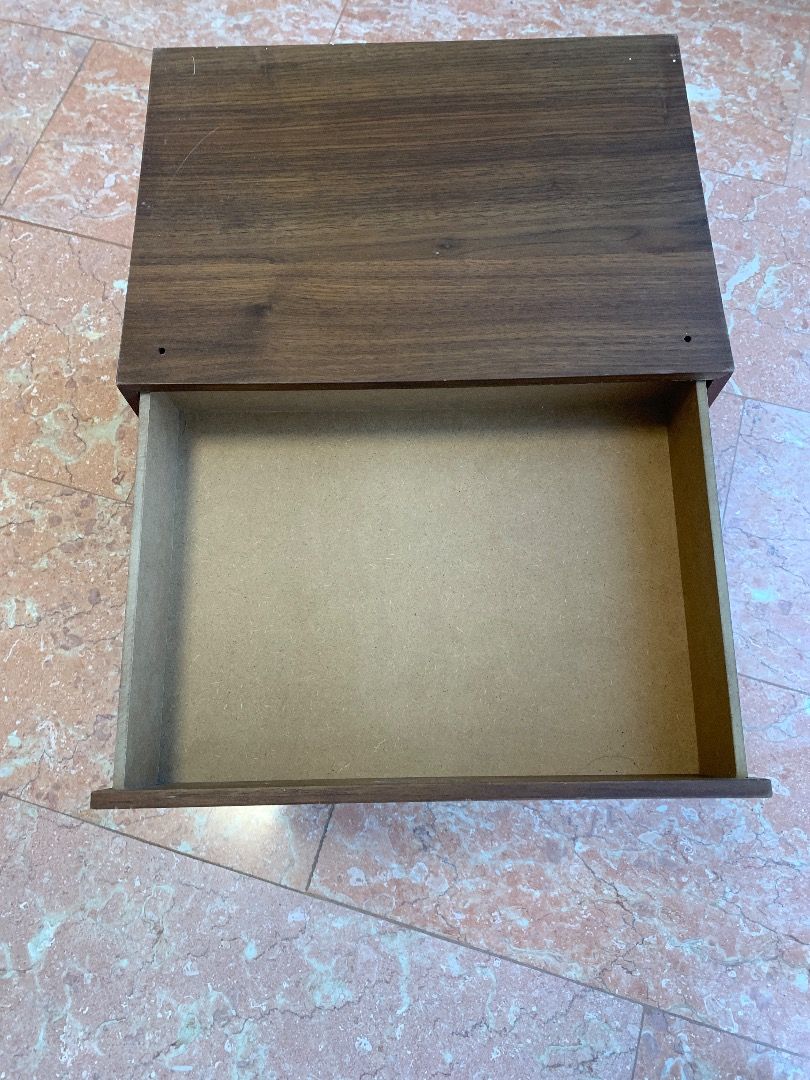 Muji stacking drawers - Walnut, Furniture & Home Living, Furniture ...