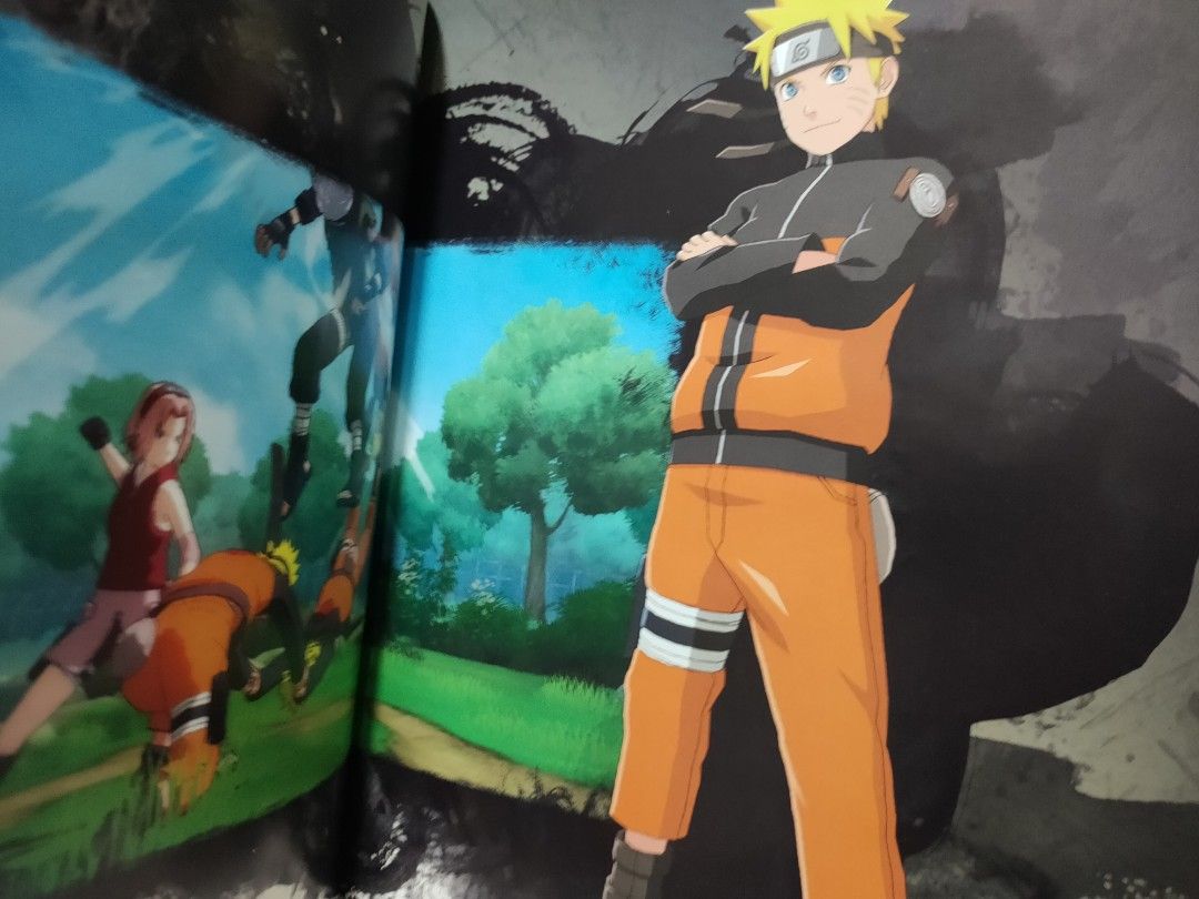 NARUTO ULTIMATE SHIPPUDEN NINJA STORM 4 ARTBOOK + METAL PLATE COLLECTOR ...