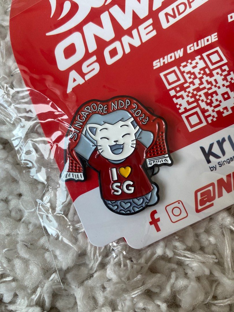 NDP 2023 Singapore Merlion Pin, Hobbies & Toys, Memorabilia ...